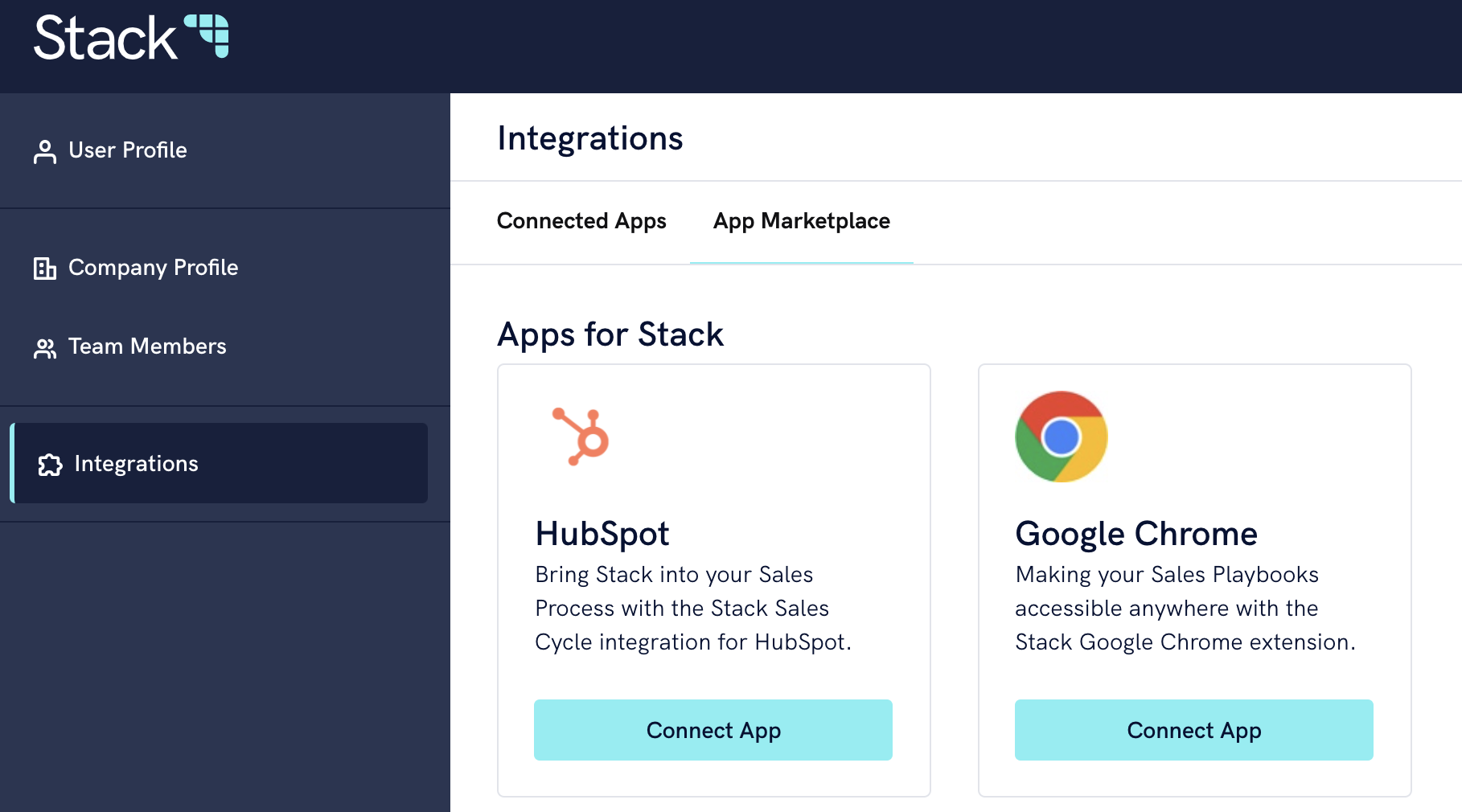 How To: Connect to Hubspot from Stack